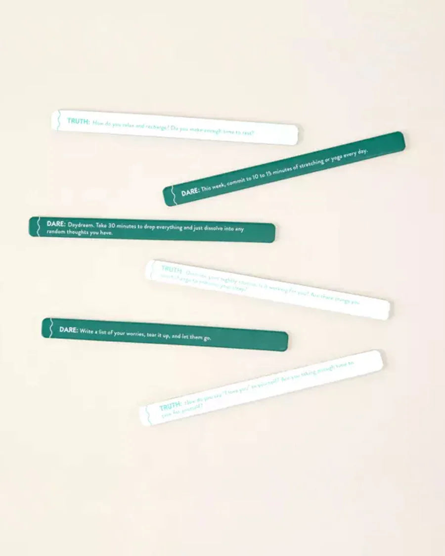 Pick a Stick Self Care Truth or Dare Game | Lotus Blooms Adult Boutique